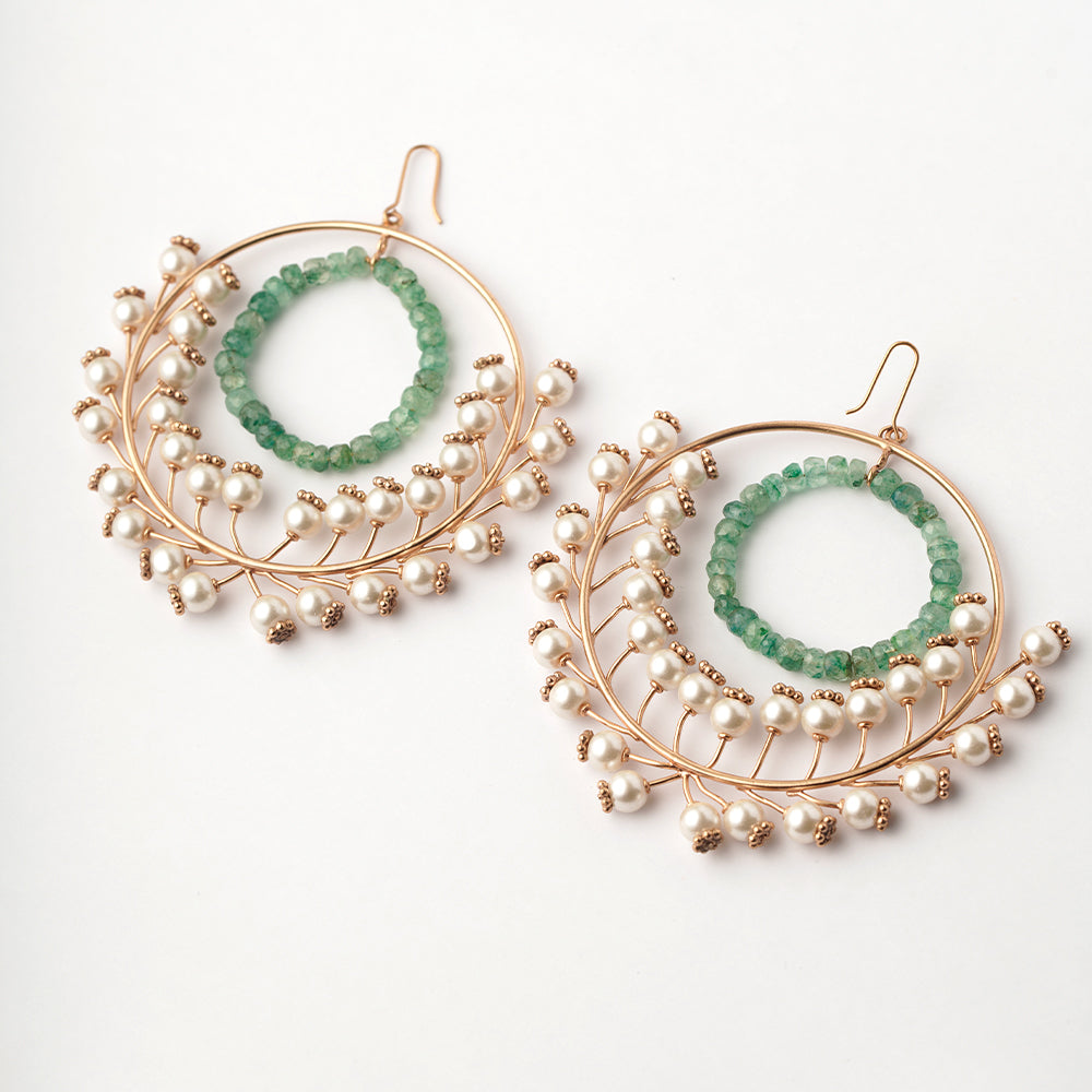 BERYL Goddess Single Loop Hoop Earrings – Suhani Pittie