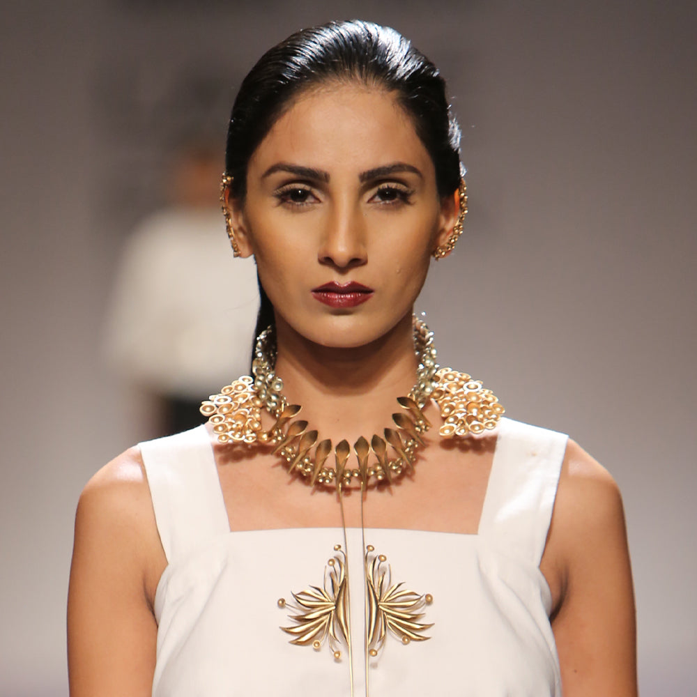 Buy Gold Plated Pod Ear Cuffs Online | Suhani Pittie