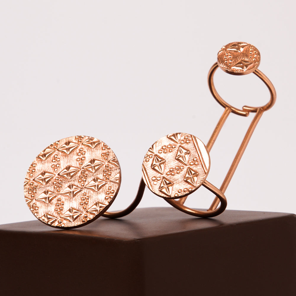 Buy Gold plated Relics Multi Finger Ring Online | Suhani Pittie